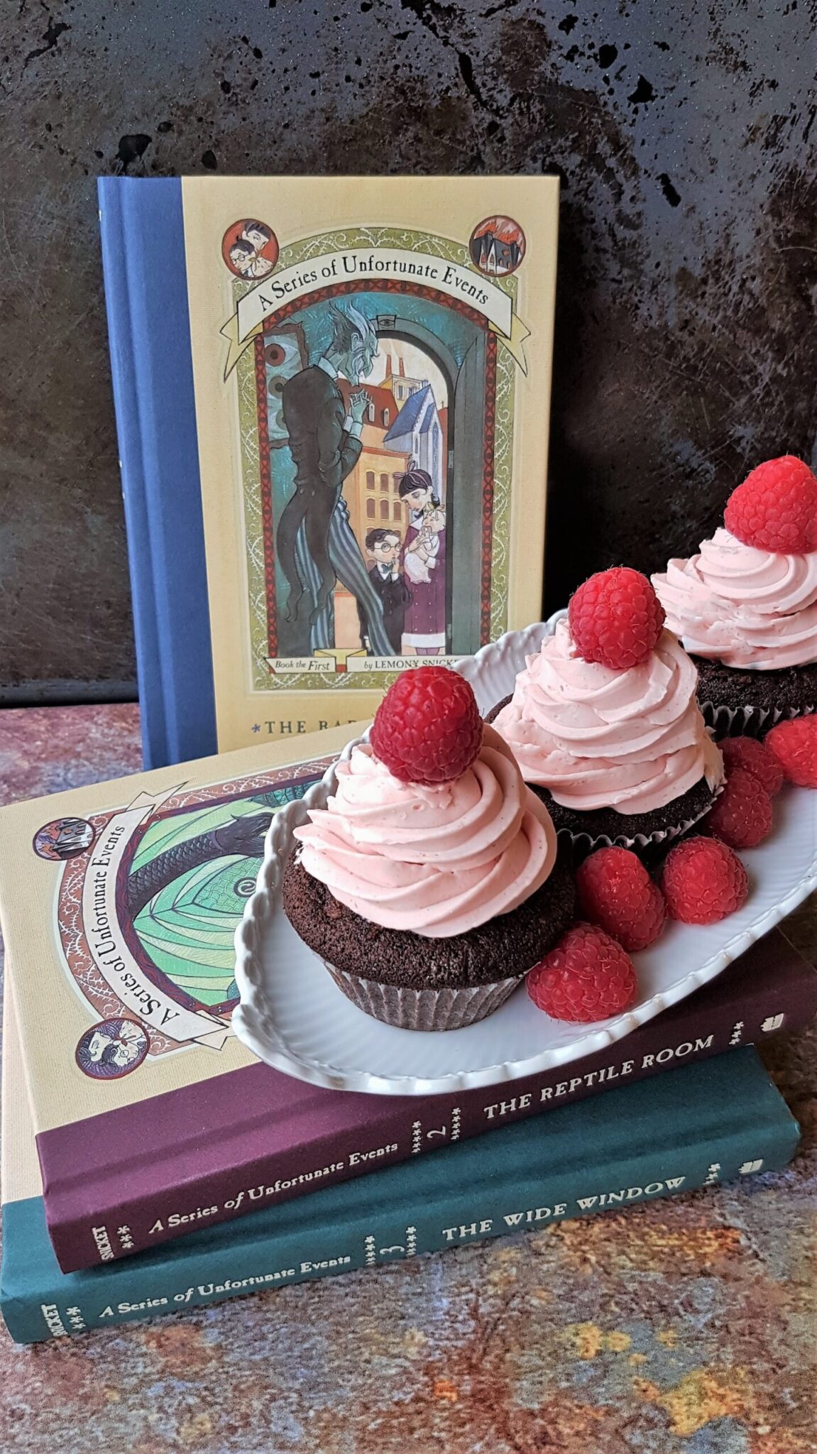 Grev Olafs hindbær cupcakes